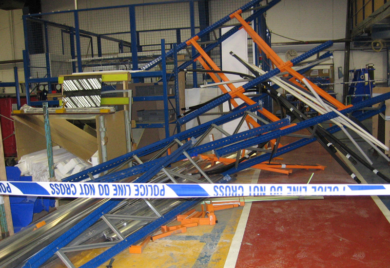 Refrigeration worker crushed to death by racking