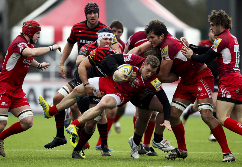 Full contact: Garners fit-out at Saracens stadium