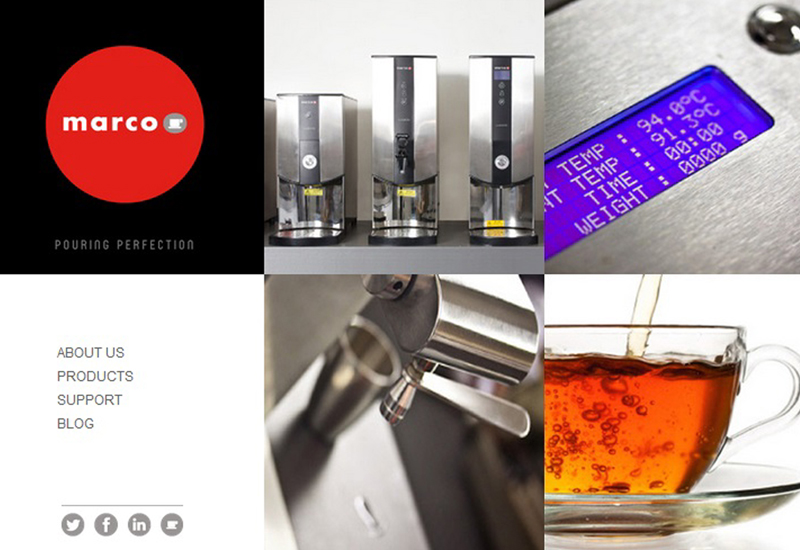 Marco loads up new website