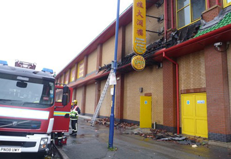 Fire crews called to Manchester restaurant blaze
