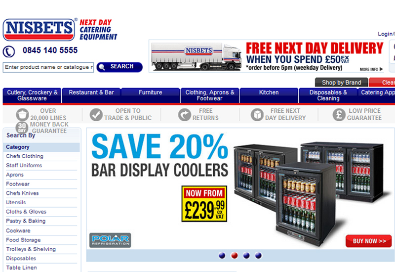 Nisbets fires up online business