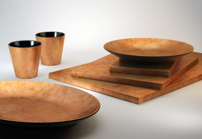 Creative Retail Display copper lot of melamine