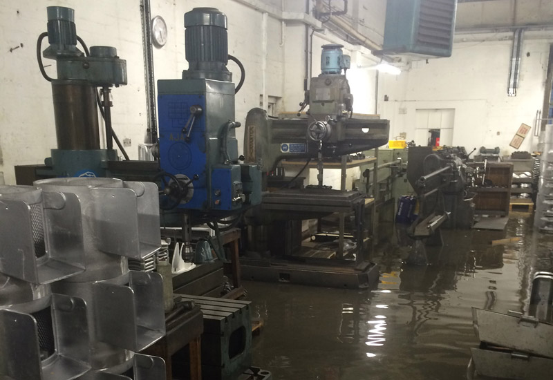 Metcalfe factory saved from further flooding
