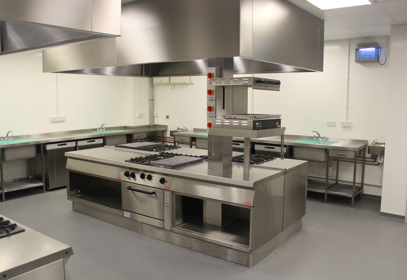 IN PICS: Bishop Auckland College training kitchen revamp