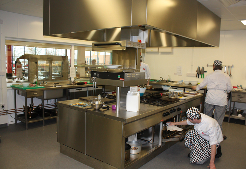 IN PICS: Bishop Auckland College training kitchen revamp
