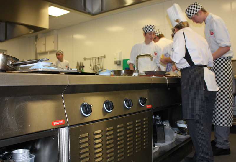 IN PICS: Bishop Auckland College training kitchen revamp