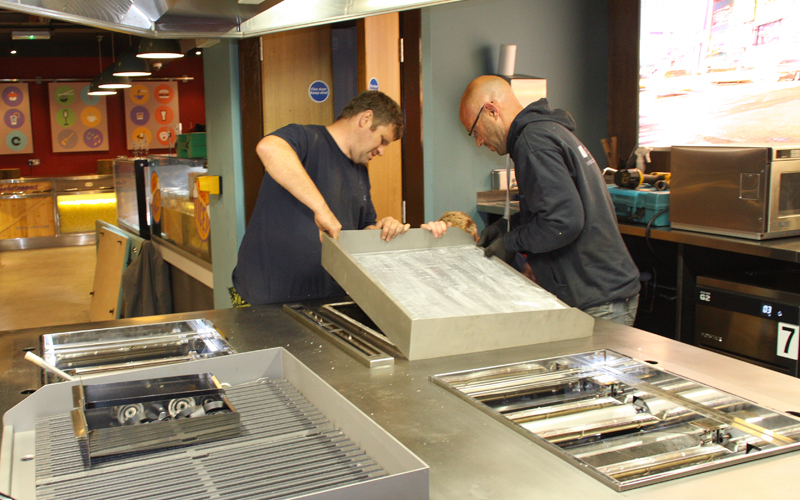 IN PICS: Red Hot World Buffet install timeline