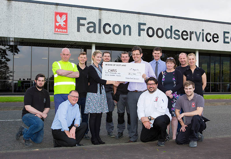 Falcon staff raise £4,700 for children’s hospice charity