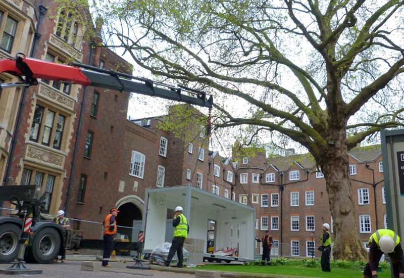 PKL Delivers Temporary Lincolns Inn Kitchen In Nick of Time