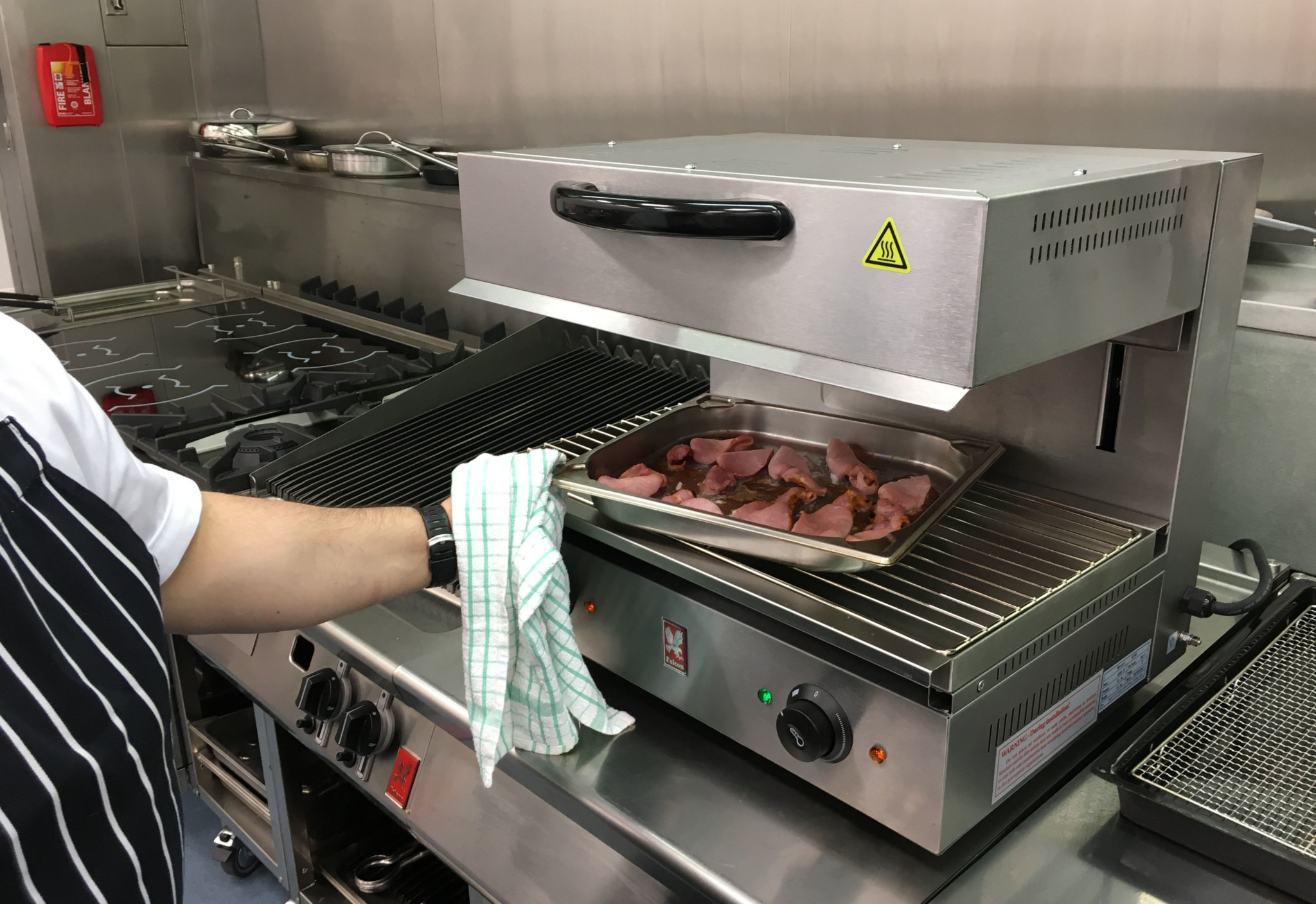 Falcon picks up the pace with new grill