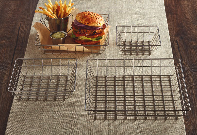 American Metalcraft squares off new presentation baskets