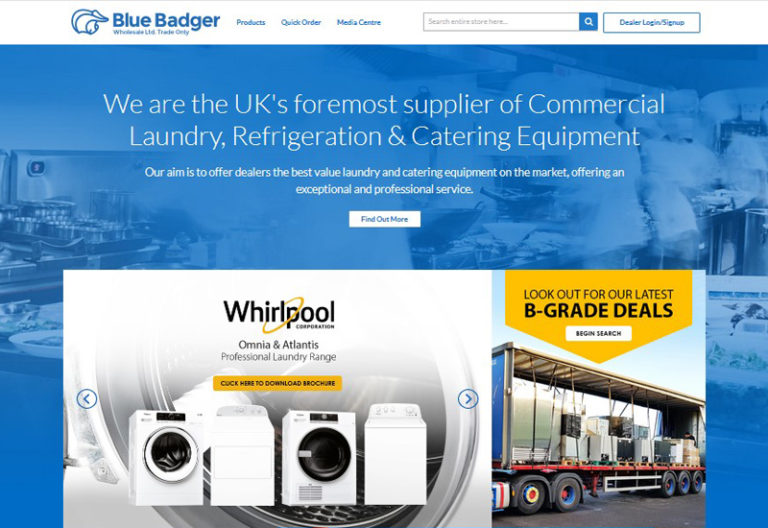 Blue Badger makes a splash with new website