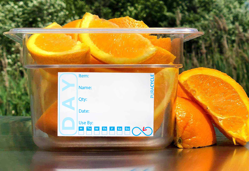 PFR unveils hygienic reusable foodservice labels