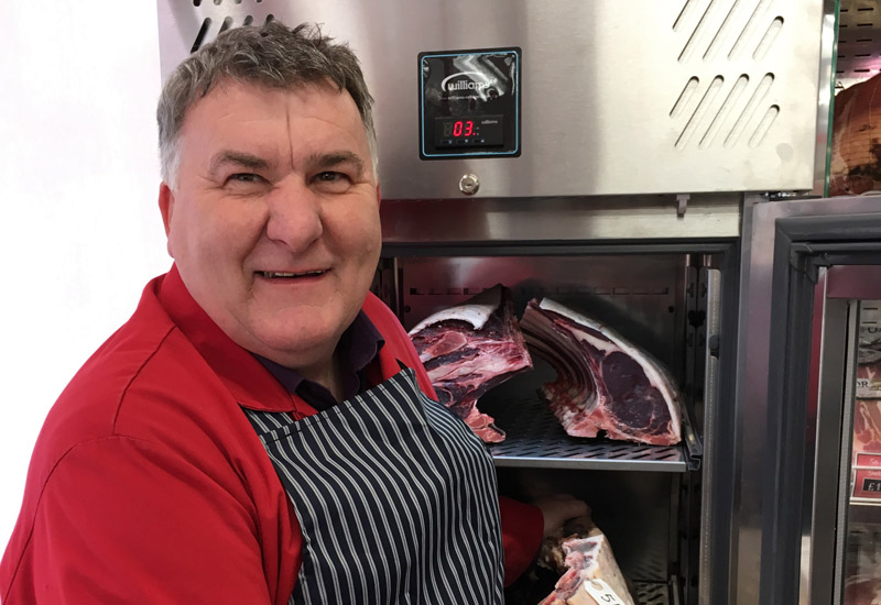 Williams has a butcher’s at meat ageing approval