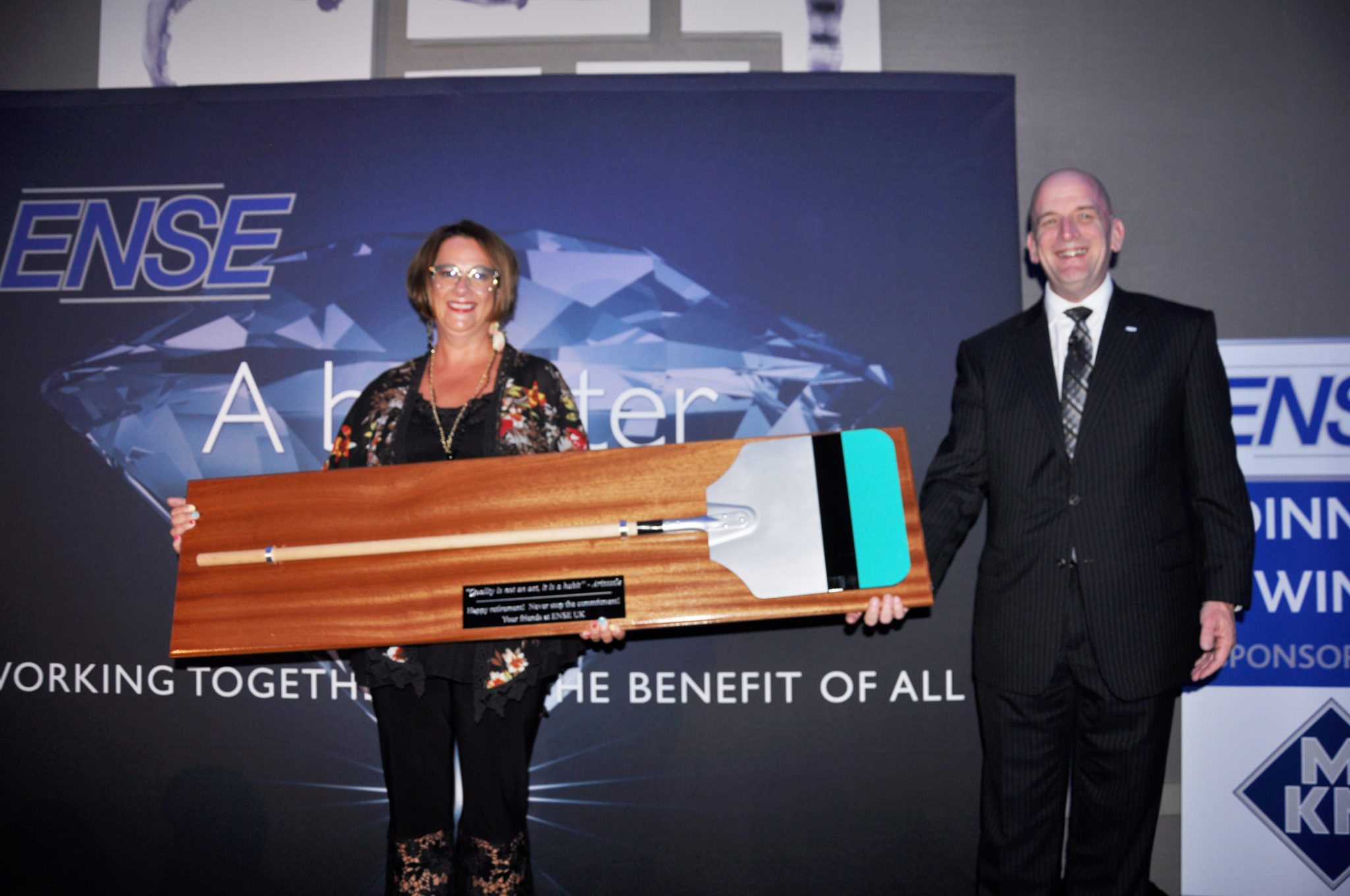 ENSE honours retirees Nick Howe and Linda Lewis