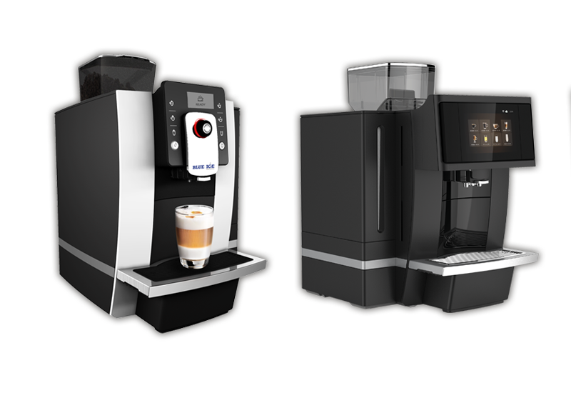 New Blue Ice Machines automatic bean-to-cup coffee machine