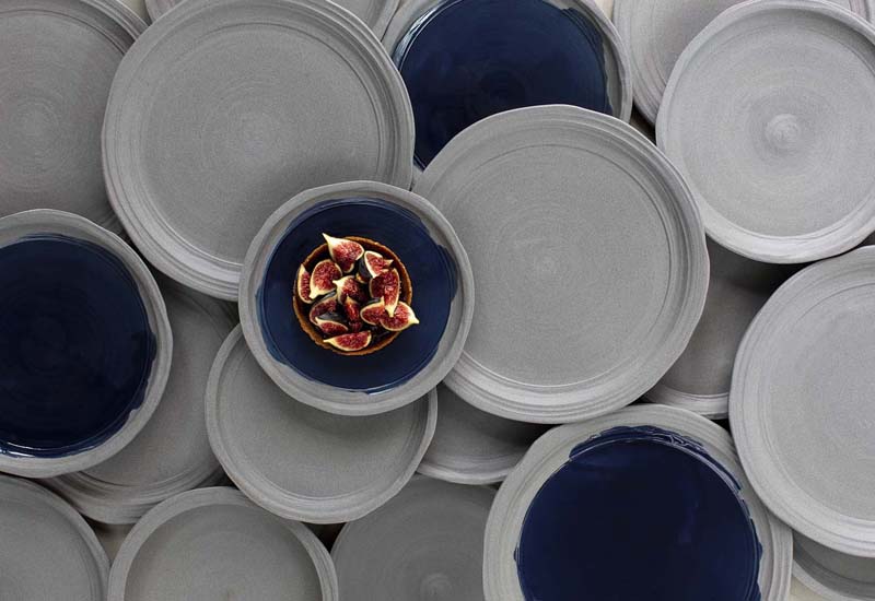 Revol unveils first recycled ceramic tableware collection