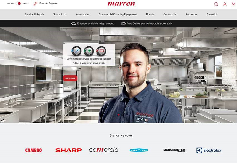 Marren refreshes website design