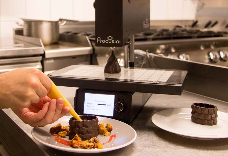 Portable food printer updated with additional options