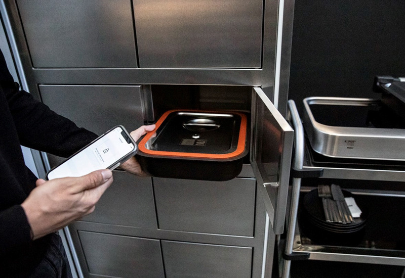 Rieber goes smart with contactless pick-up fridge