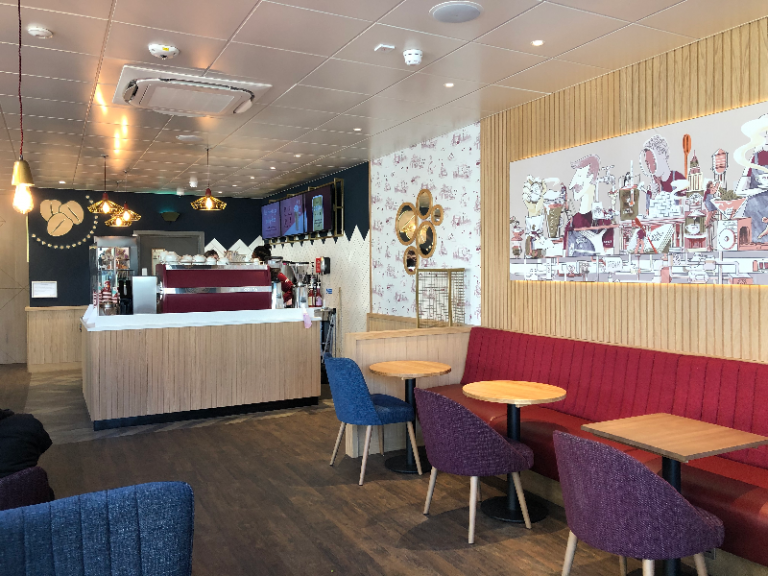 RDA unveils Costa's new look at Shell’s first ever fully-EV charging hub
