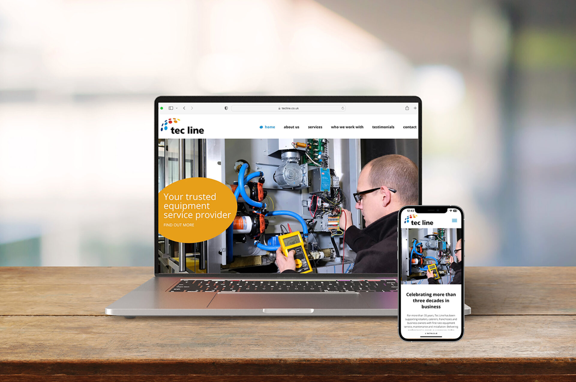 Tec Line streamlines online presence with web makeover