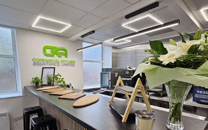 Commercial Kitchen Assistance sets up demo kitchen facility