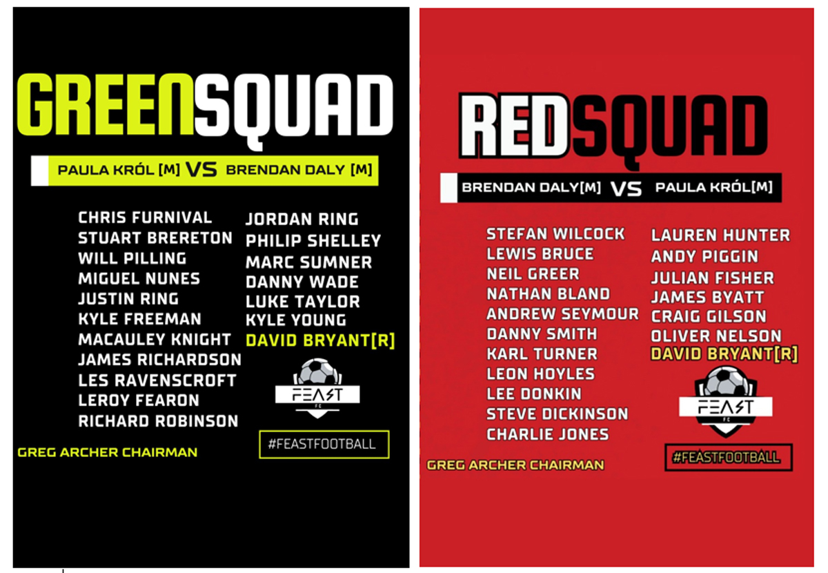 Catering equipment footballers to face off for charity