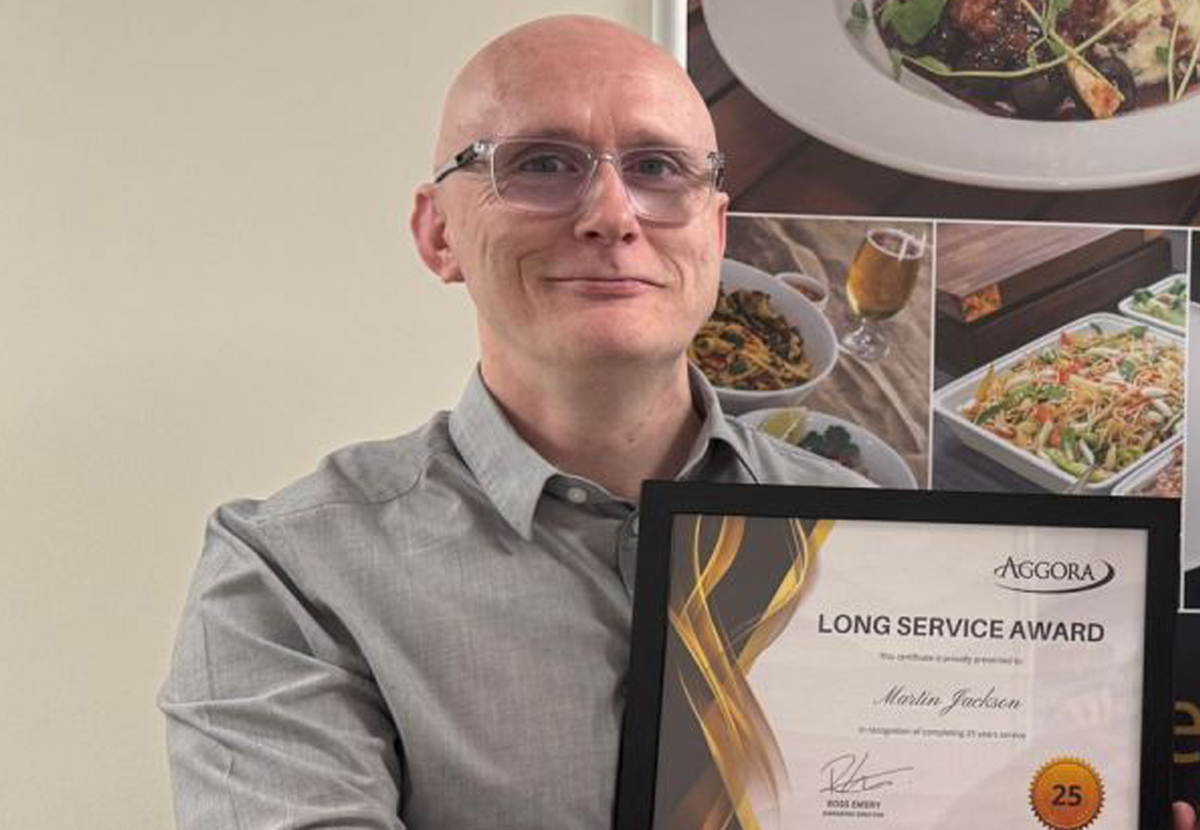 Long service award for Aggora projects chief who has risen through the ...