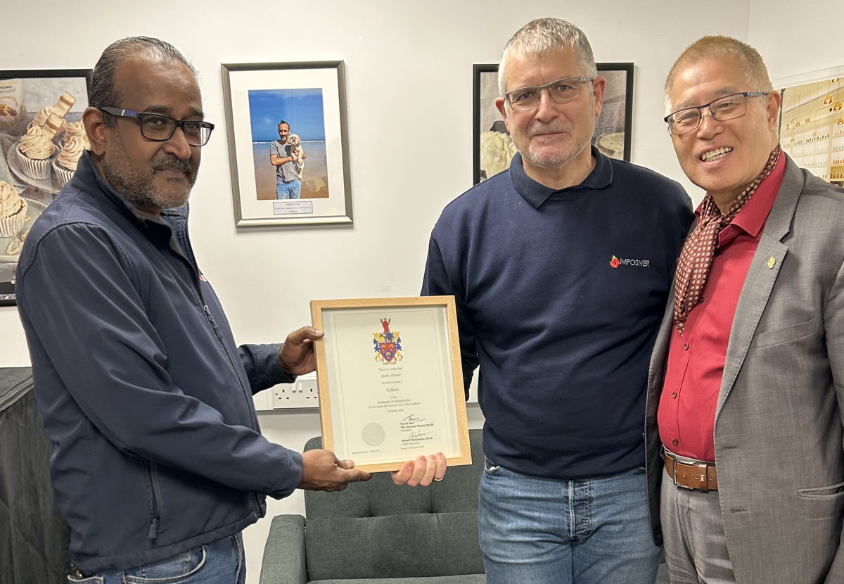 Posthumous award for founder of catering equipment business