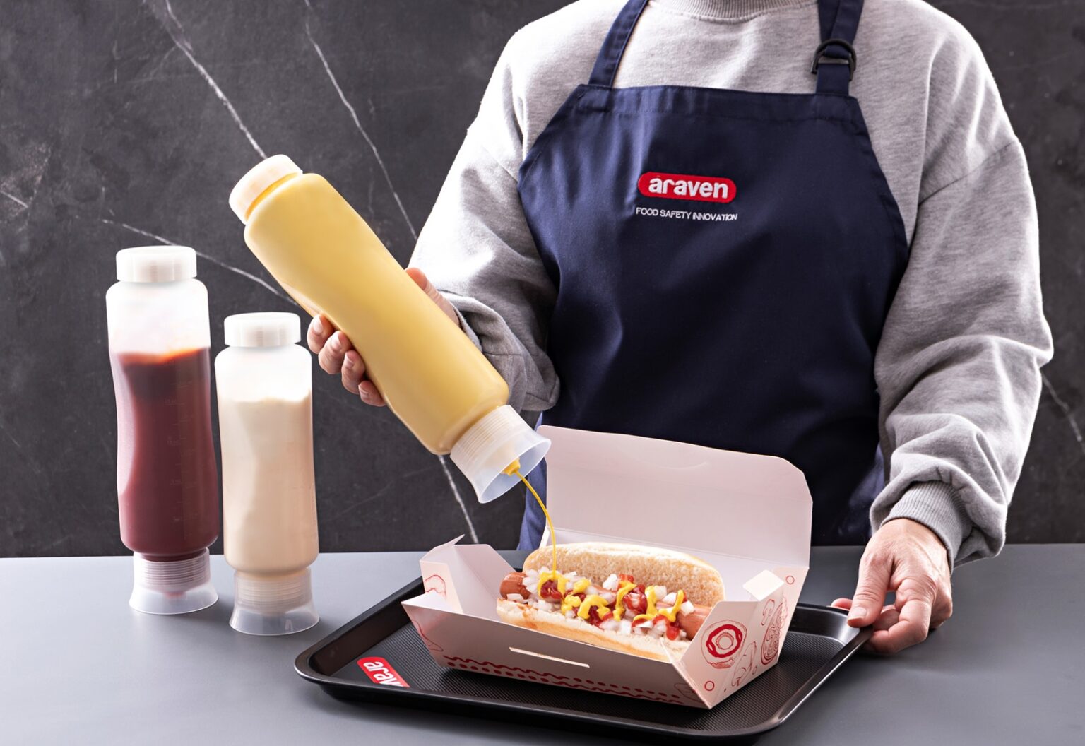 Araven unveils FIFO Fast sauce dispenser