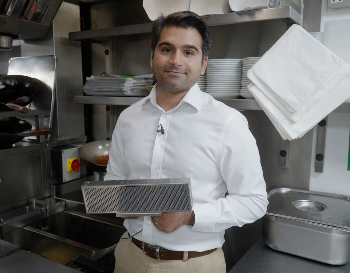 London restaurant owner highlights impact of Oil Chef device