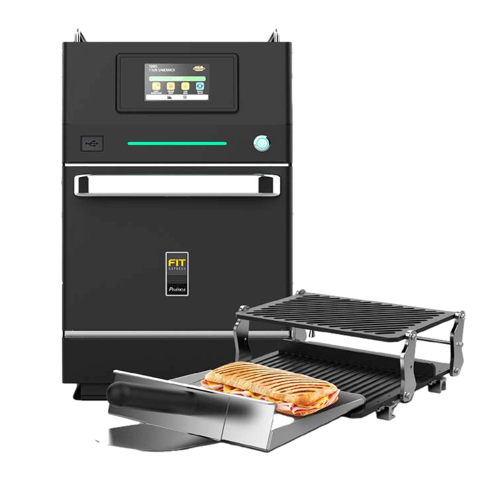 Hubbard heats up high speed oven range with new panini grill accessory