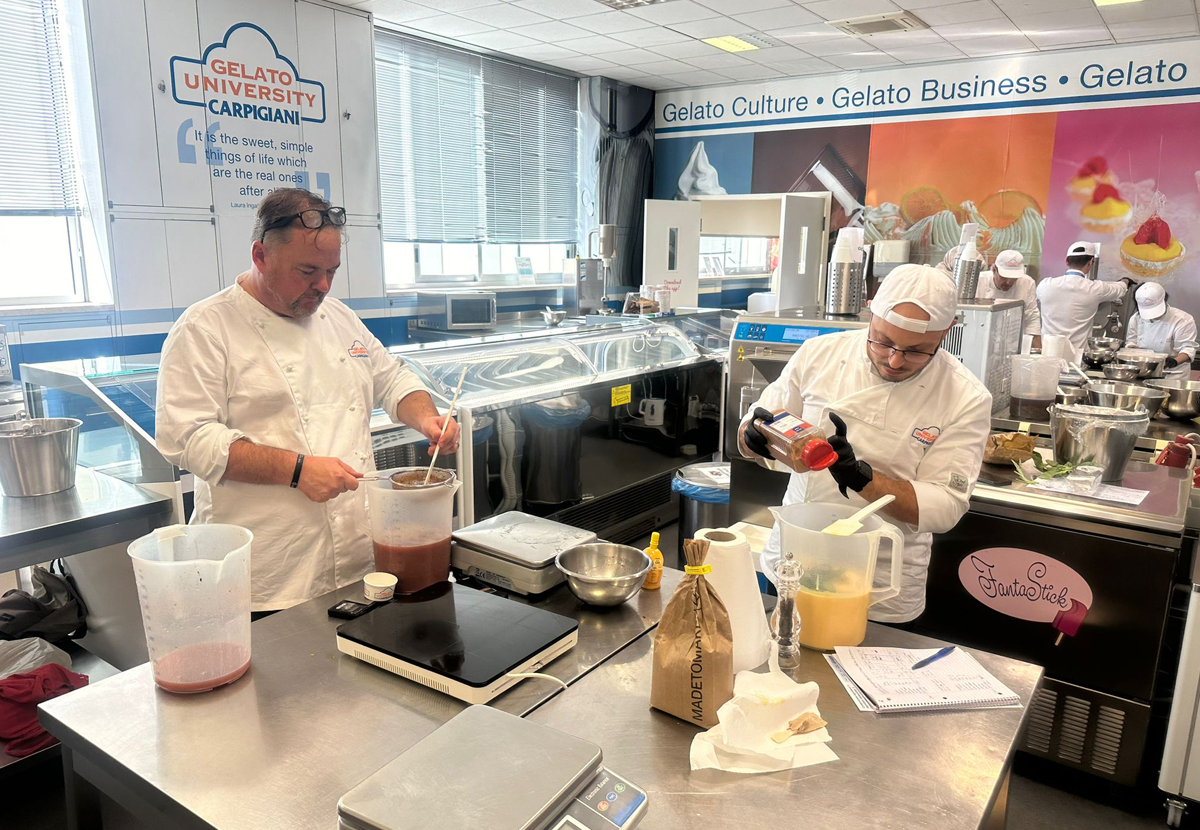 Carpigiani's development chef is a master of the gelato universe