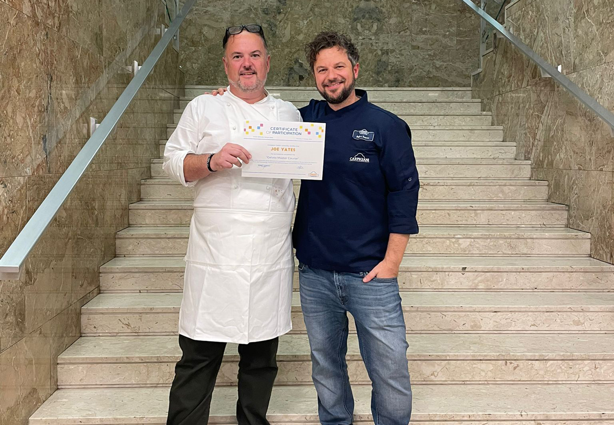 Carpigiani's development chef is a master of the gelato universe