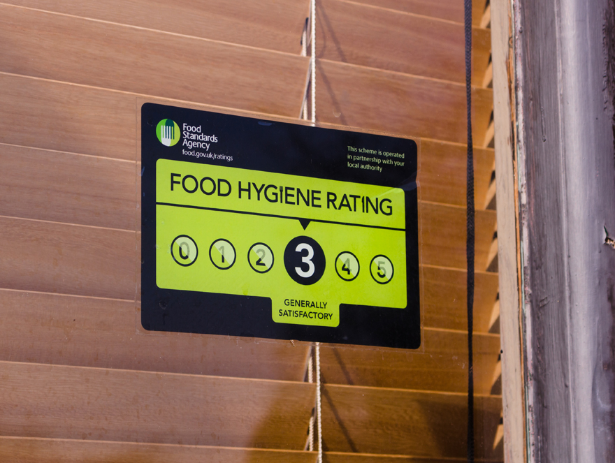 How can restaurants improve their food hygiene ratings?