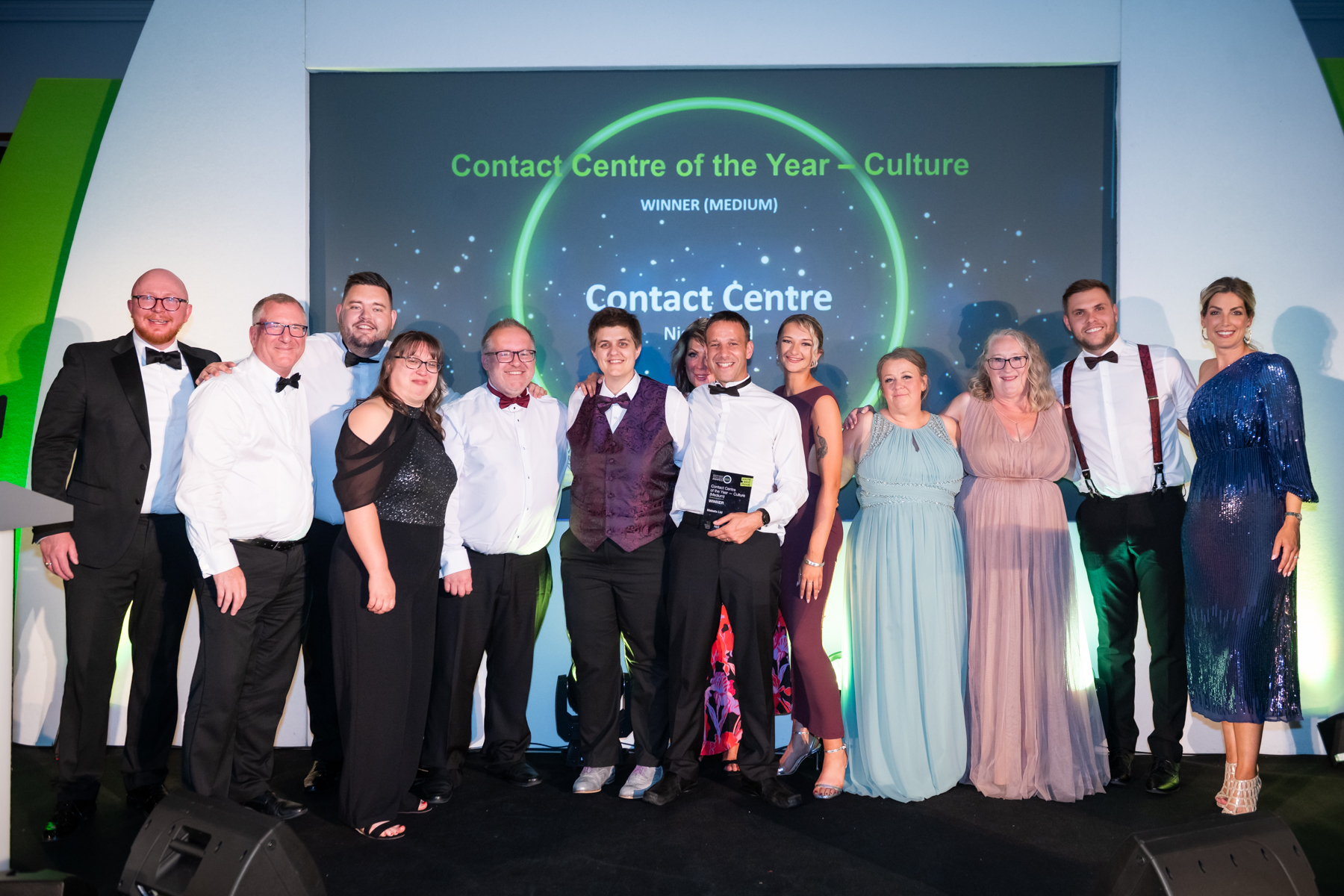 Nisbets contact centre staff bag local bragging rights