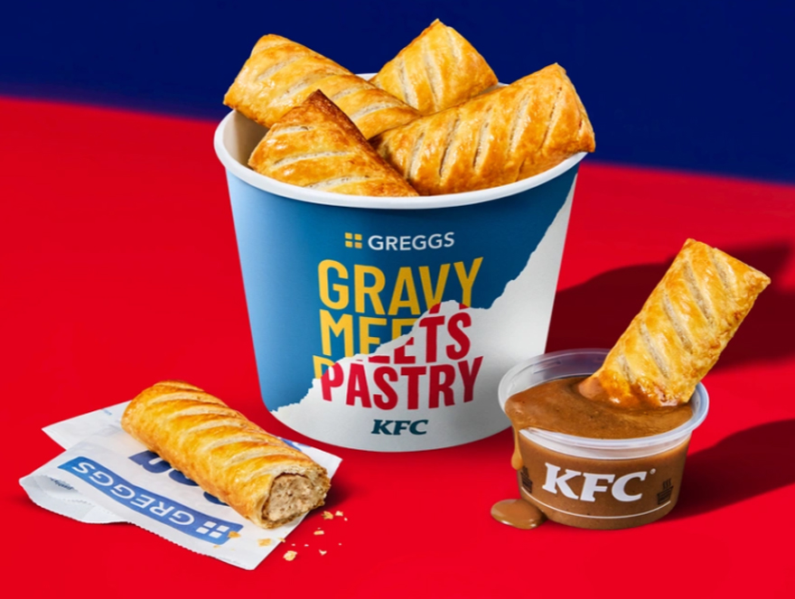 'Different gravy' - Greggs and KFC unexpectedly combine for menu mash-up