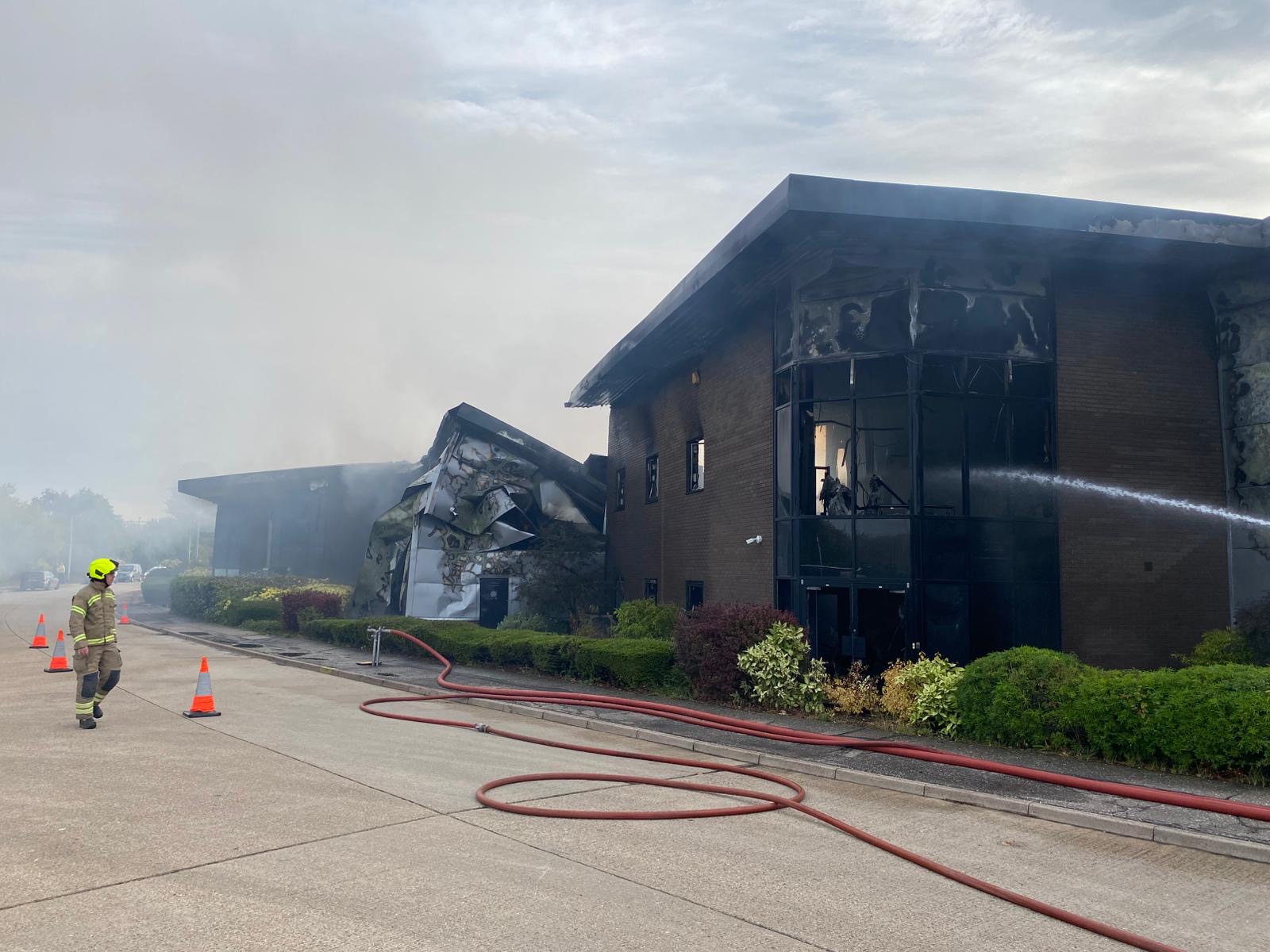 Devastating fire destroys catering equipment supplier’s HQ