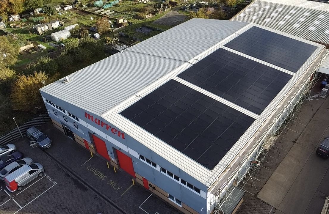 Sun shines on Marren after £60k solar project